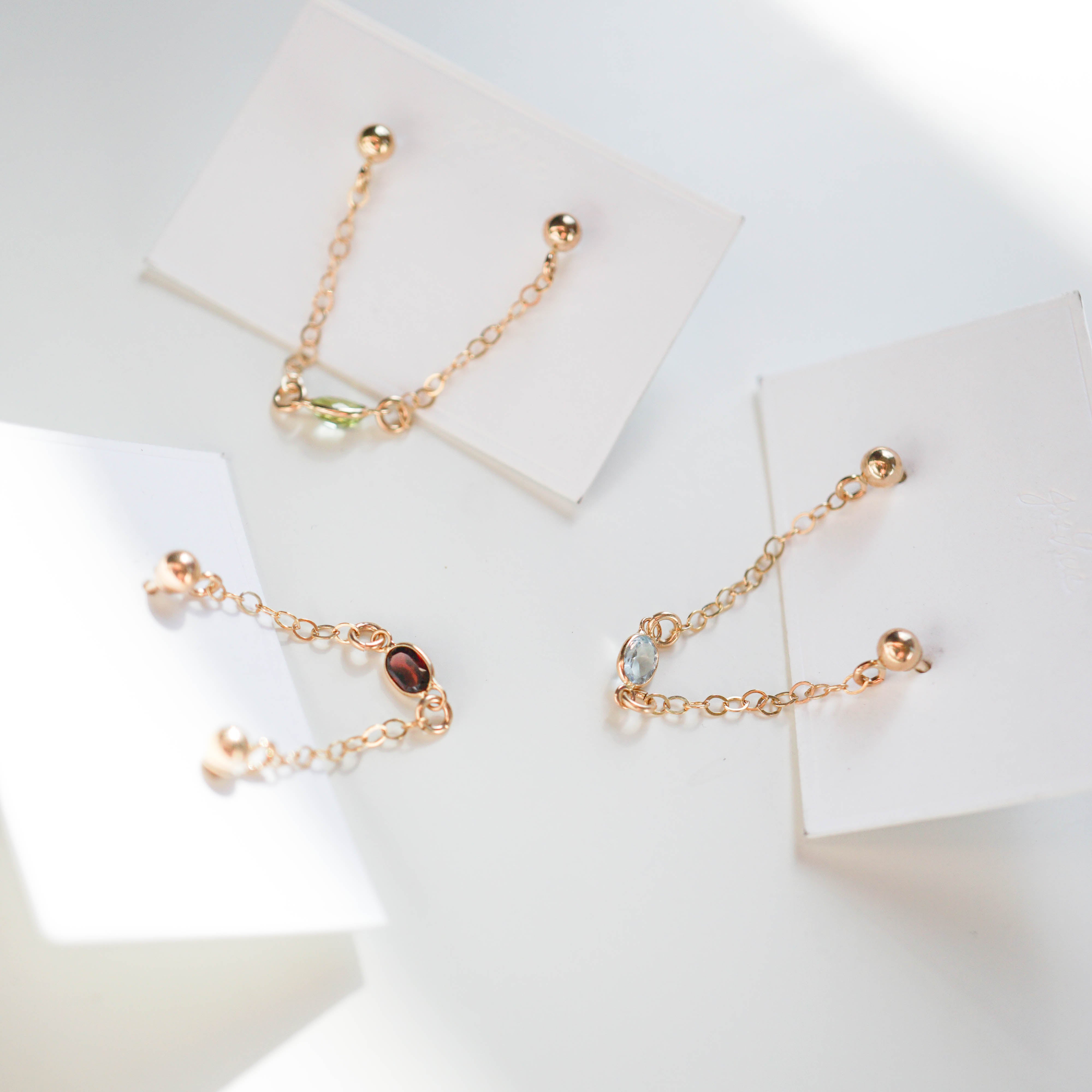 Delicate Stone Ear Chain – JoeLuc